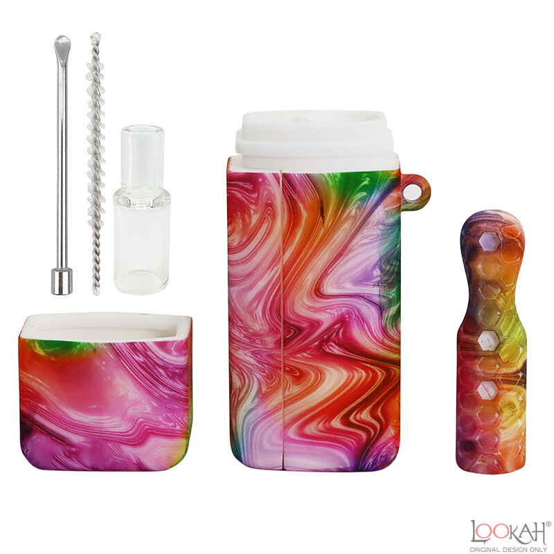 Silicone Glass Smoking Pipe Kit | LOOKAH