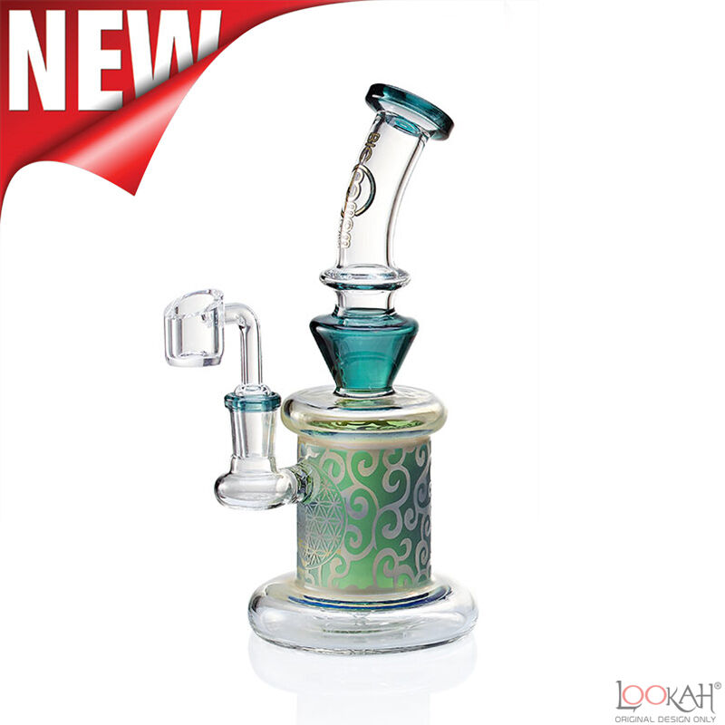 Frosted Glass Dab Rig BigMom Glass | Lookah