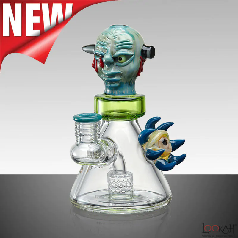 TATAOO Glass Small Dab Rig Monster Design Water Pipe | LOOKAH