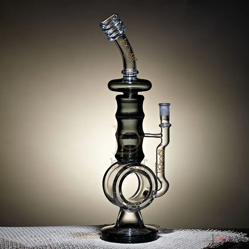 Bent Neck Black Glass Bong Smoke Shop | LOOKAH