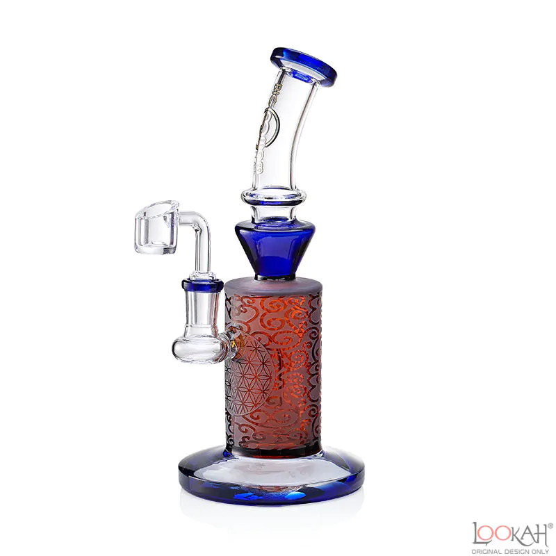 BigMom Glass Frosted Glass Dab Rig | LOOKAH