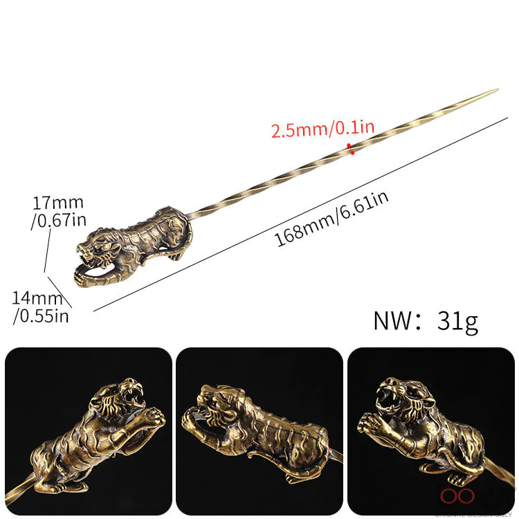 Brass Cigar Pin | LOOKAH