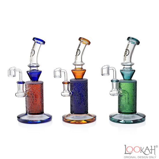 BigMom Glass Frosted Glass Dab Rig | LOOKAH