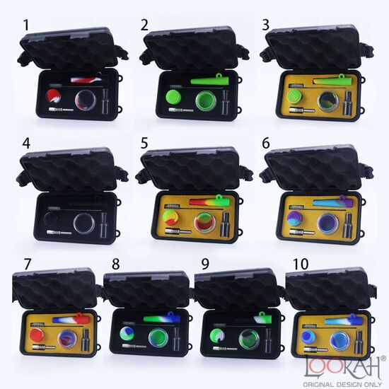 Silicone Titanium Dab Straw Set | LOOKAH