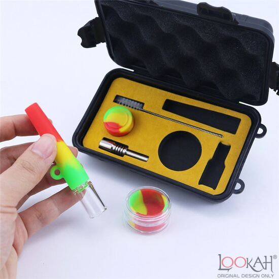 Silicone Titanium Dab Straw Set | LOOKAH